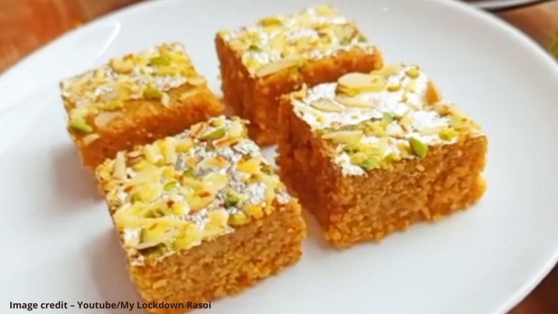 મોહનથાળ બનાવવાની રીત | Mohanthal recipe in Gujarati