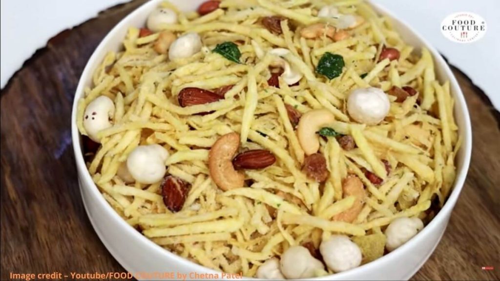 ફરાળી ચેવડો બનાવવાની રીત | farali chevdo banavani rit recipe in gujarati