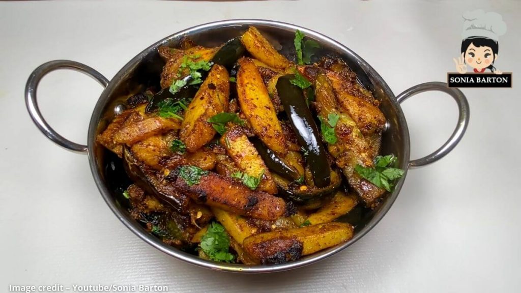 રીંગણ બટાકા નું શાક બનાવવાની રીત | ringan bateta nu shaak recipe