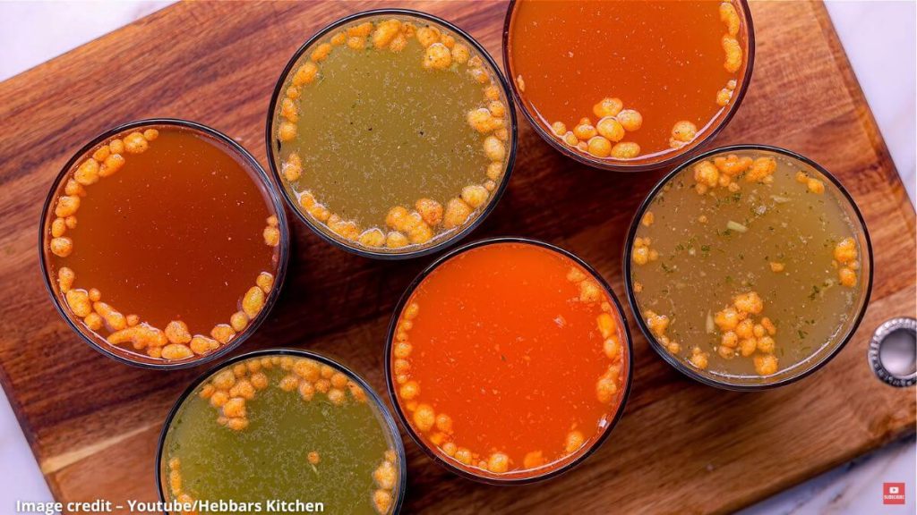 6 ફ્લેવર ના પાણીપુરી નું પાણી બનાવવાની રીત | panipuri pani recipe in ...