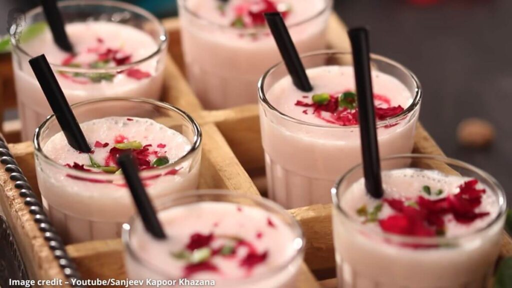 ગુલકંદ લસ્સી બનાવવાની રીત | Gulkand lassi banavani rit | Gulkand lassi ...