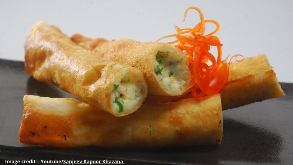 Paneer Cheese Cigar roll banavani rit - Recipe in Gujarati